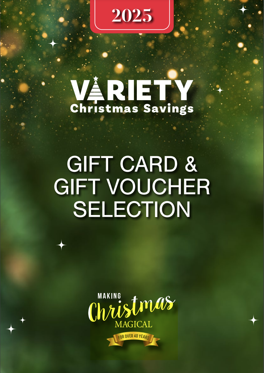 2025 Gift Card Brochure 🎁 Variety Christmas Savings Club 🎄